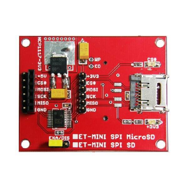 (ยกเลิกจำหน่าย/Retired) xMicro SD Card Module (SPI Interface) - ThaiEasyElec Electronic for ...