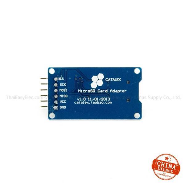 Micro SD Card Module - ThaiEasyElec Electronic for Embedded System จำหน่าย Arduino,Raspberry Pi