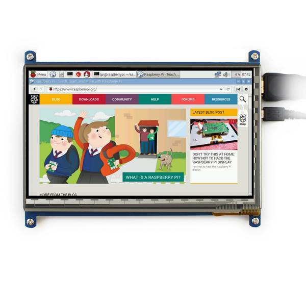 7 inch HDMI LCD (C) 1024x600 with Capacitive Touch - ThaiEasyElec ...