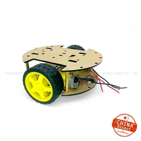 Round Smart Car ชุดโครงรถหุ่นยนต์ 4 ล้อพร้อมใช้งาน - ThaiEasyElec Electronic for Embedded System ...