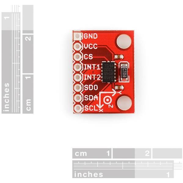 Triple Axis Accelerometer Breakout - ADXL345 - ThaiEasyElec Electronic for Embedded System ...