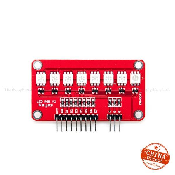 (Special Price) Full Color 8 LED RGB Module V2 - ThaiEasyElec Electronic for Embedded System ...