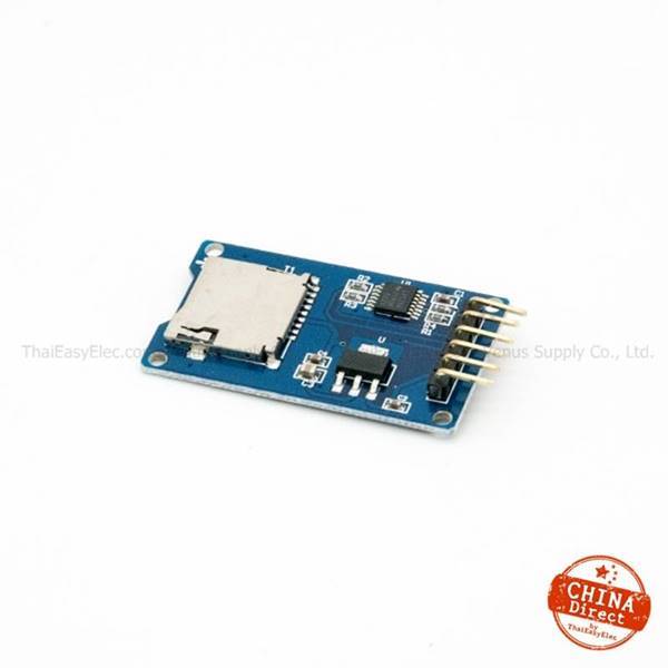 Micro SD Card Module - ThaiEasyElec Electronic for Embedded System จำหน่าย Arduino,Raspberry Pi