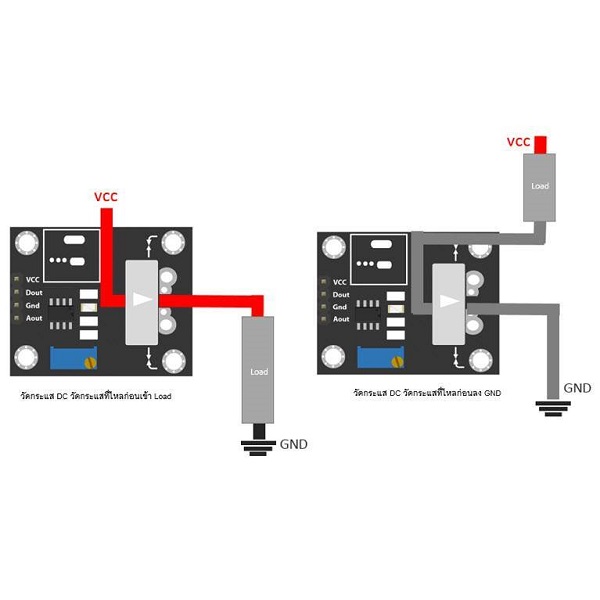 WCS1800 Hall Current Sensor (35A(DC) / 25A(AC)) - ThaiEasyElec Electronic for Embedded System ...