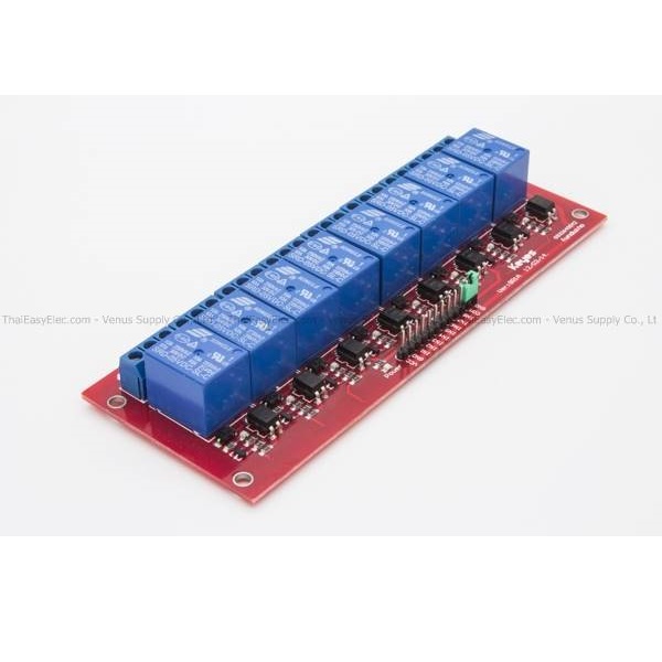 8 Channels Relay Module - ThaiEasyElec Electronic for Embedded System ...