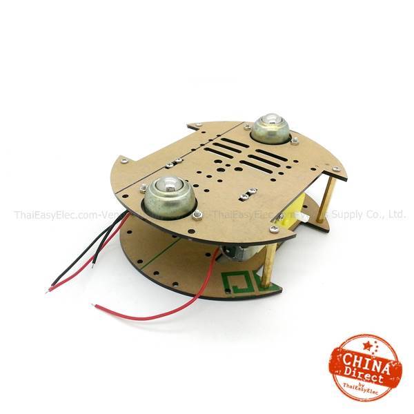 Round Smart Car ชุดโครงรถหุ่นยนต์ 4 ล้อพร้อมใช้งาน - ThaiEasyElec Electronic for Embedded System ...