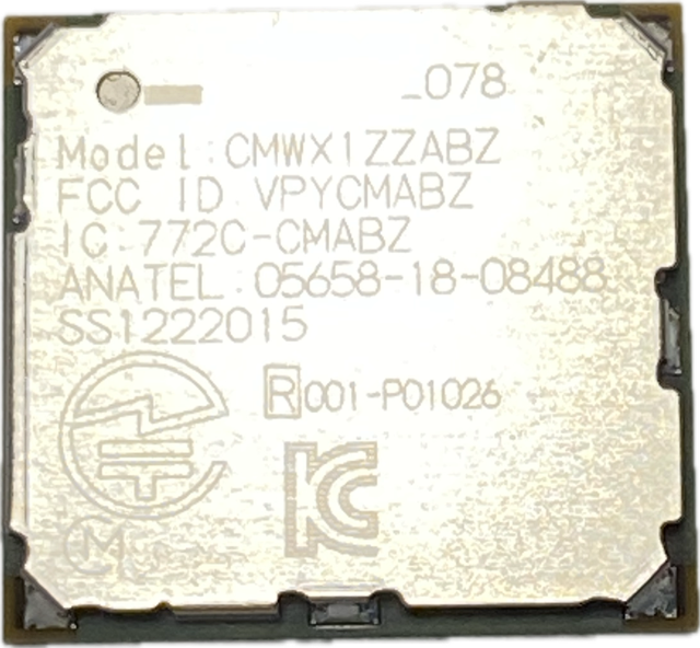 CMWX1ZZABZ-078 : Murata Electronics : Low power wide area network (LPWAN) wireless module ...