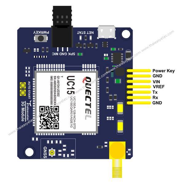 3G Module (UC15-T) - ThaiEasyElec Electronic for Embedded System จำหน่าย Arduino,Raspberry Pi