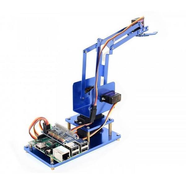 4-DOF Metal Robot Arm Kit for Raspberry Pi (Bluetooth WiFi ...