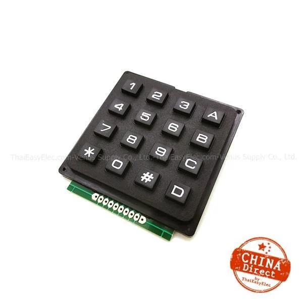 4x4 Matrix Keypad Module - ThaiEasyElec Electronic for Embedded System จำหน่าย Arduino,Raspberry Pi