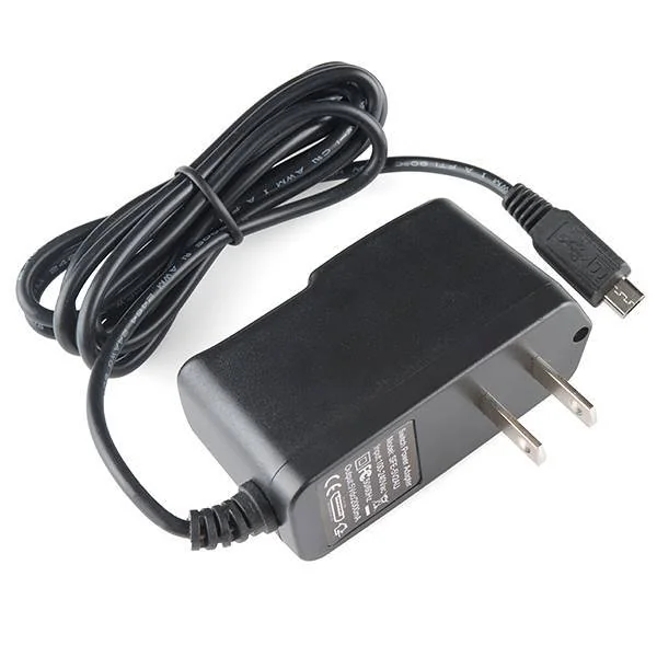 Wall Adapter Power Supply - 5V DC 2A (USB Micro-B) - ThaiEasyElec ...