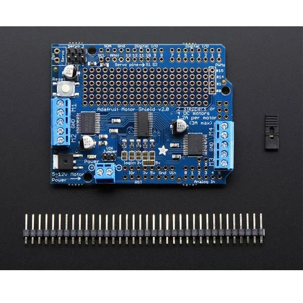 Adafruit Motor Stepper/Servo Shield for Arduino V2 Kit - V2.3 ...