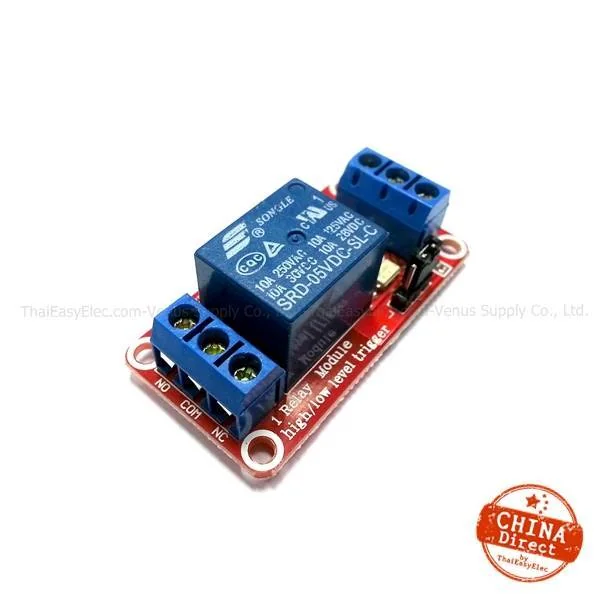 1 Channels Relay Module (High/Low Level Trigger) - ThaiEasyElec Electronic for Embedded System ...