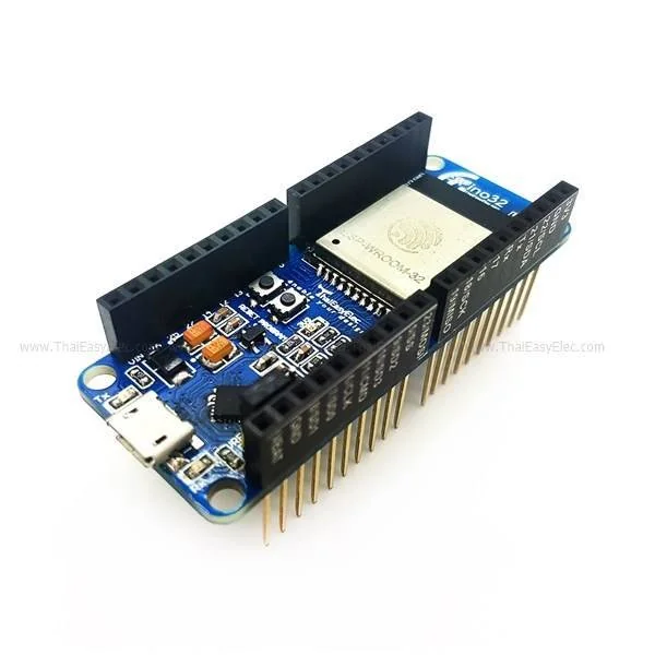 ESPino32 Wifi BLE Development Board (บัดกรีขา Pin Header แล้ว) - ThaiEasyElec Electronic for ...