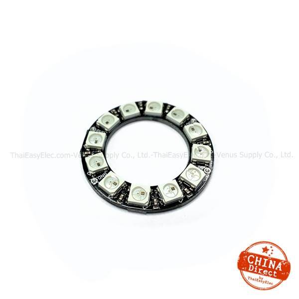 12 x WS2812 RGB LED (Ring) - ThaiEasyElec Electronic for Embedded System จำหน่าย Arduino ...