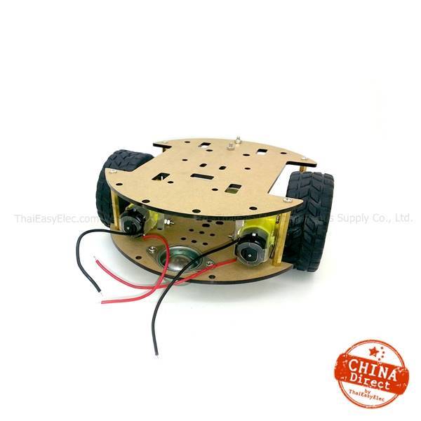Round Smart Car ชุดโครงรถหุ่นยนต์ 4 ล้อพร้อมใช้งาน - ThaiEasyElec Electronic for Embedded System ...