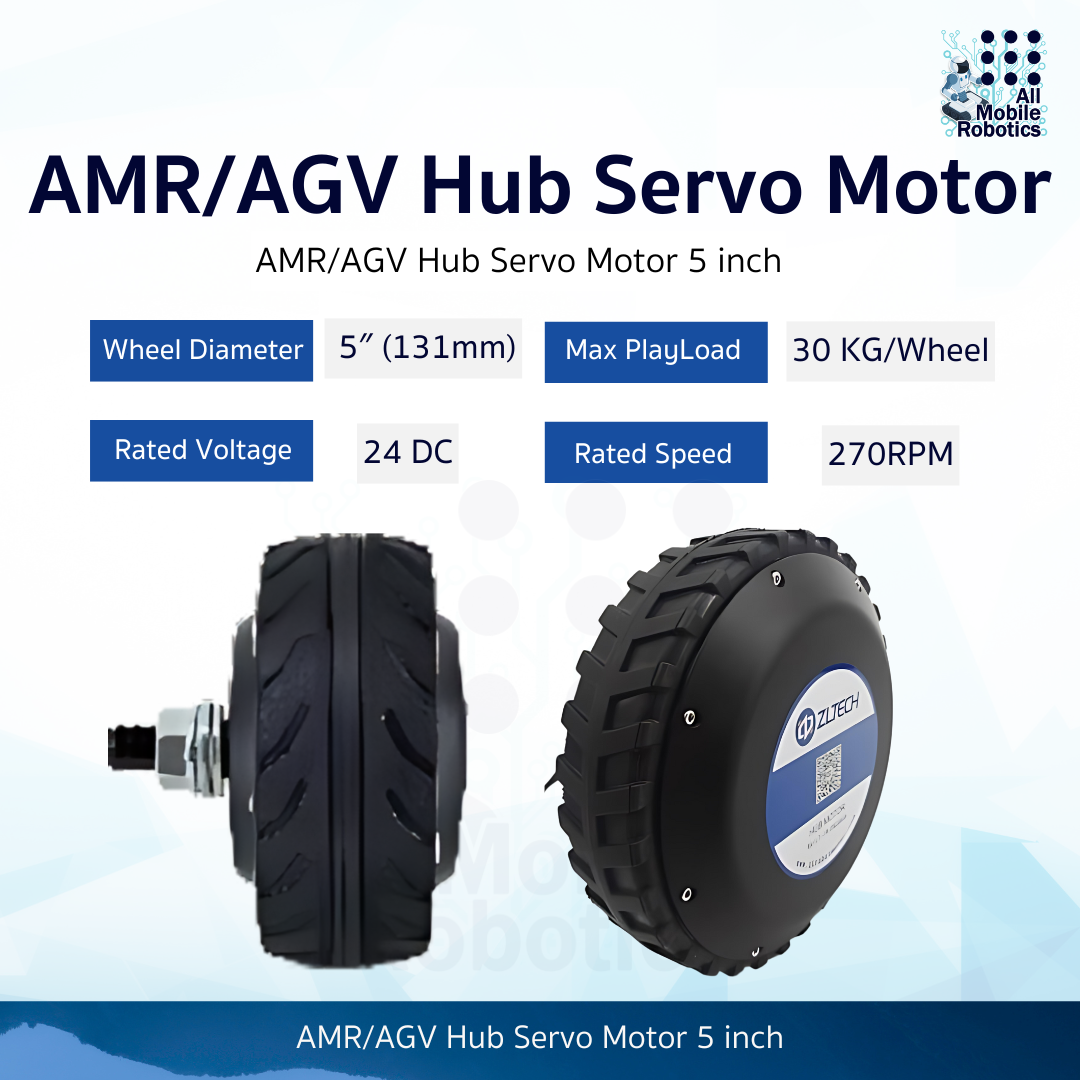 AGV/AMR HUB Servo Motor AGV ชุดมอเตอร์สำหรับ AGV และ AMR แรงดัน 24V กำลัง 150W - All Mobile ...