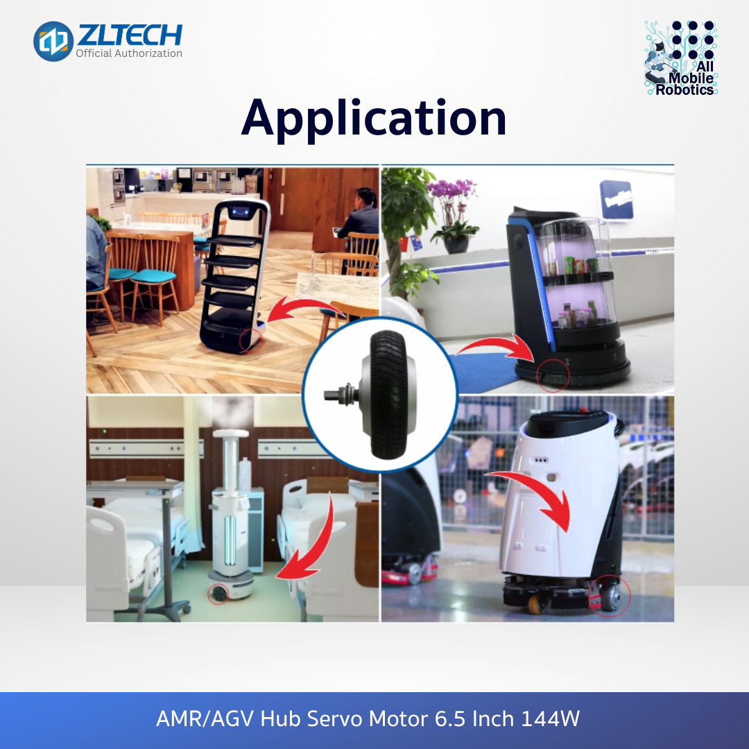 เซอร์โวมอเตอร์ฮับ AGV AMR รหัส ZLLG65ASM250-4096 V2.0 แรงดัน 24V กำลัง 350W แบบแกนเดี่ยว - All ...