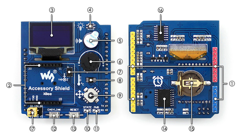 Accessory Shield For Arduino Thaieasyelec Electronic For Embedded System จำหน่าย Arduino
