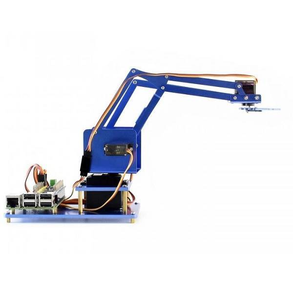 4-DOF Metal Robot Arm Kit for Raspberry Pi (Bluetooth WiFi) - ThaiEasyElec Electronic for ...
