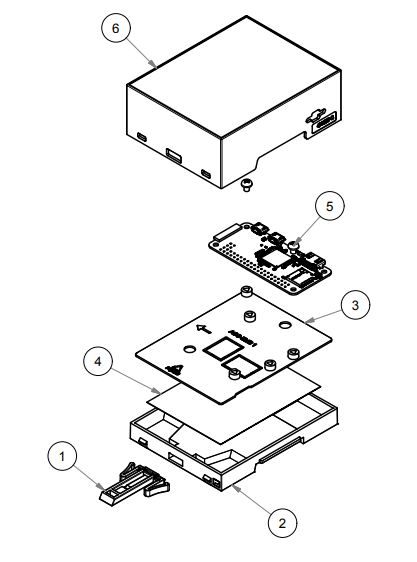 Raspberry Pi Zero Din Rail Enclosure - ThaiEasyElec Electronic for ...