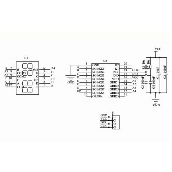 (TM1637) 7-Segment 4-Digit Display Module - ThaiEasyElec Electronic for Embedded System จำหน่าย ...