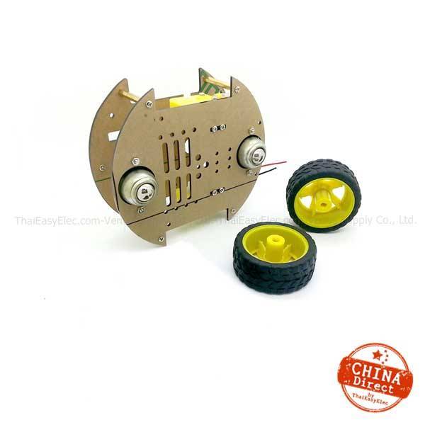 Round Smart Car ชุดโครงรถหุ่นยนต์ 4 ล้อพร้อมใช้งาน - ThaiEasyElec Electronic for Embedded System ...