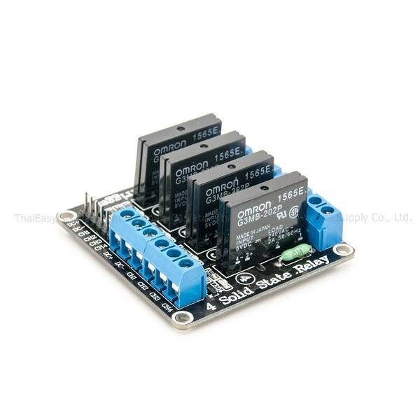 4-CH 5V Solid State Relay - ThaiEasyElec Electronic for Embedded System จำหน่าย Arduino,Raspberry Pi