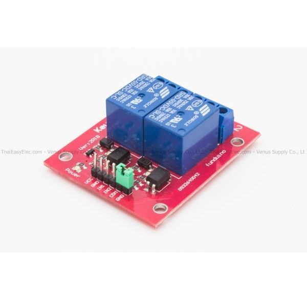 2 Channels Relay Module ขนาด 2 ช่อง - ThaiEasyElec Electronic for ...