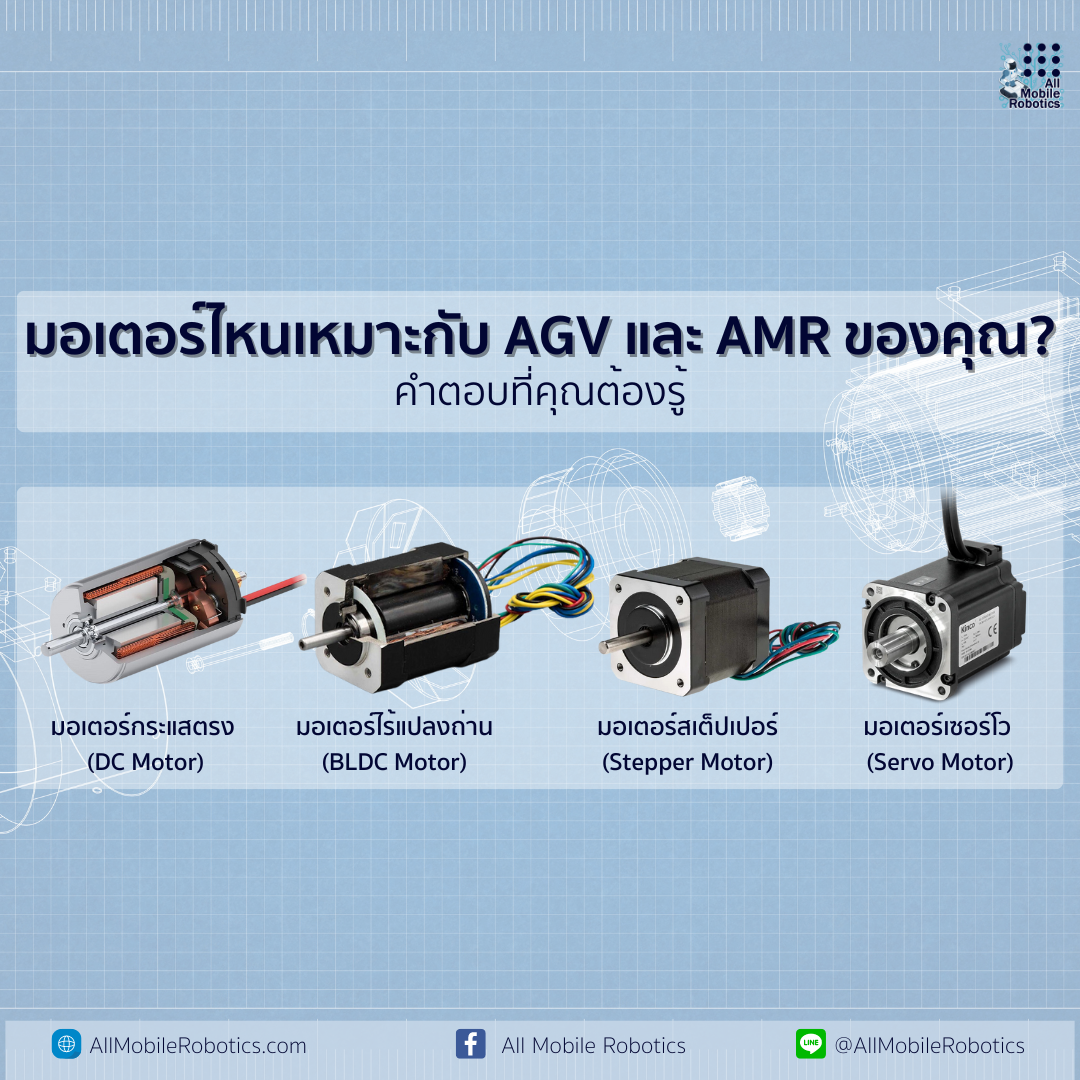 รู้จักกับมอเตอร์ 4 ชนิดใน AGV และ AMR: ทำไมมันถึงสำคัญต่อการขนส่งอัตโนมัติ? - All Mobile ...