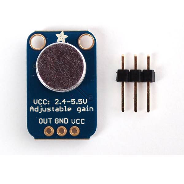 Electret Microphone Amplifier - MAX4466 with Adjustable Gain - ThaiEasyElec Electronic for ...