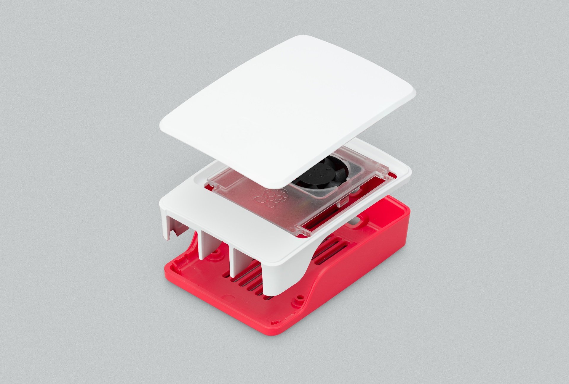 Official Raspberry Pi 5 case Red White - ThaiEasyElec Electronic for Embedded System จำหน่าย ...