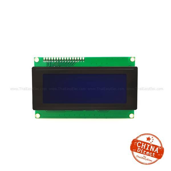 Basic 20x4 Character LCD - White on Blue 5V (I2C) 🎈เวลาจัดส่ง 15 วัน🎈 - ThaiEasyElec Electronic ...