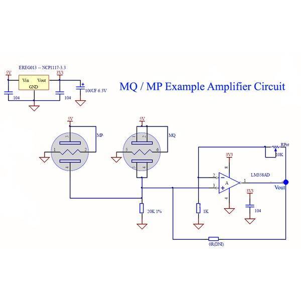 Lpg Gas Sensor Mq 6 Thaieasyelec Electronic For Embedded System จำหน่าย Arduinoraspberry Pi