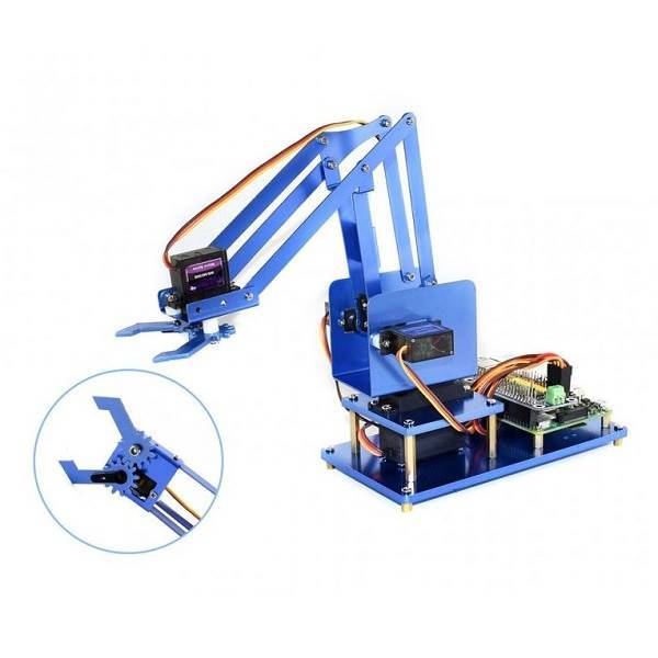 4-DOF Metal Robot Arm Kit for Raspberry Pi (Bluetooth WiFi) - ThaiEasyElec Electronic for ...
